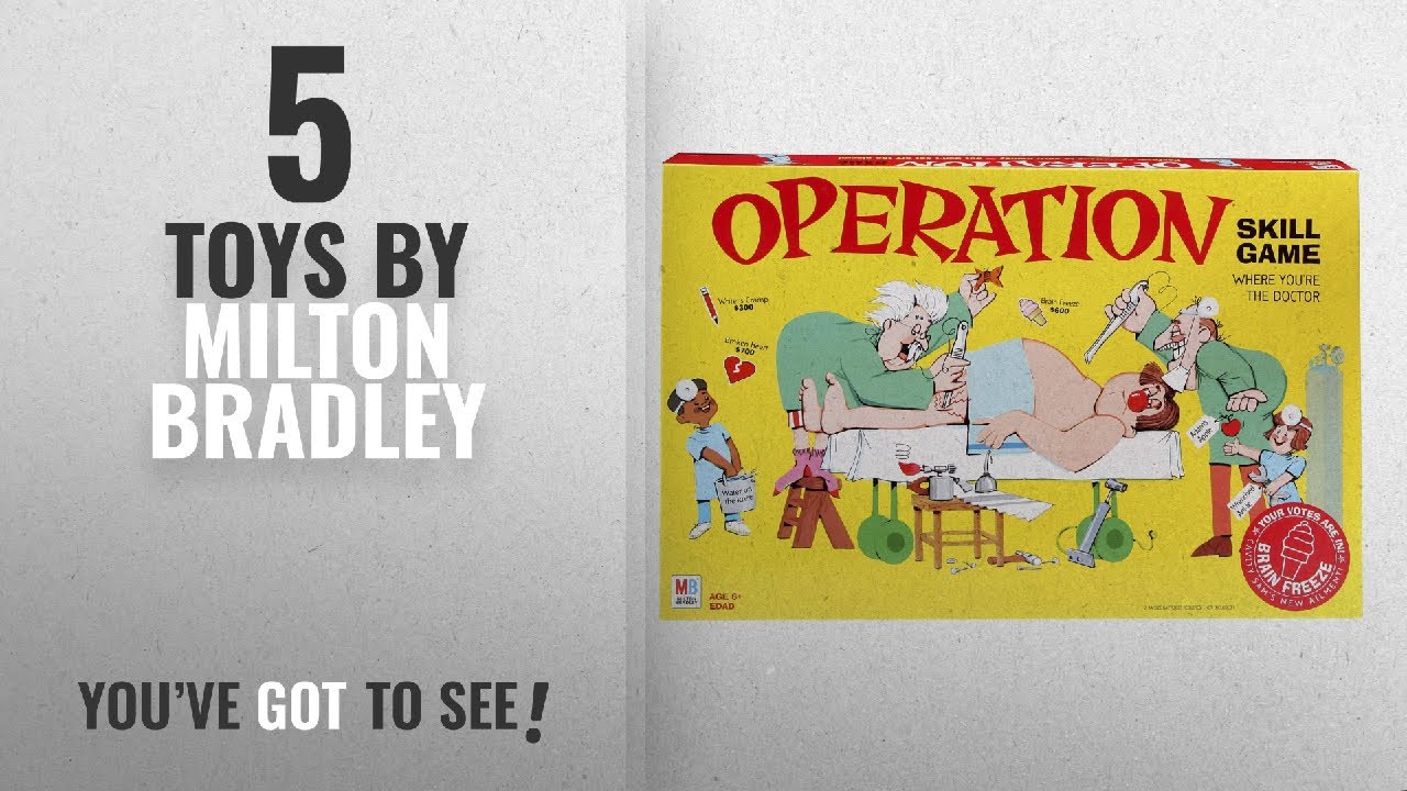 Top 10 Milton Bradley Toys [2018]: Classic Operation Skill Game (Amazon Exclusive)