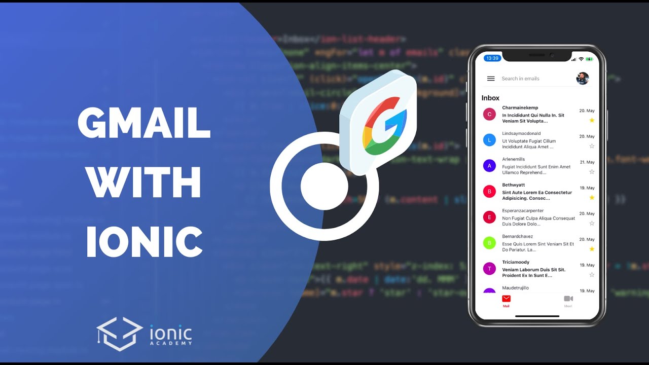Building a Gmail Clone with Ionic & Angular