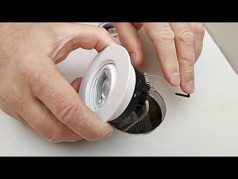 What are gimbal recessed spot lights (downlights)