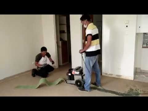 demo on how to use floor scraper.