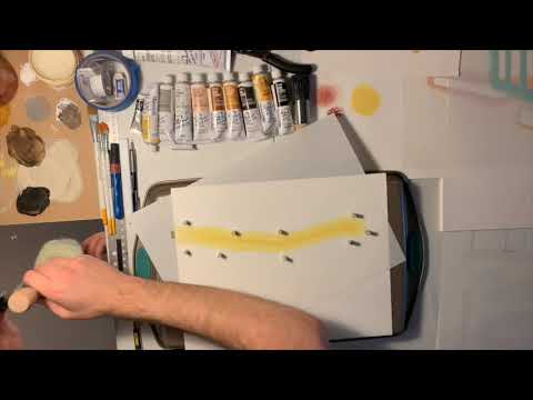 Pochoir (stencil) Printing with Sean Morrissey Part 1