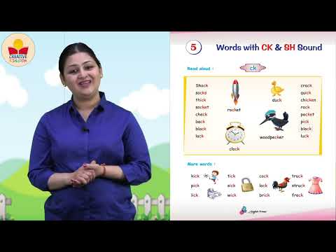 Ch 5 | Creative Kingdom | English primer | Words with CK & SH Sound | For children