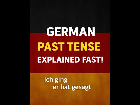 Past Tense in German – Learn Quickly with Examples!