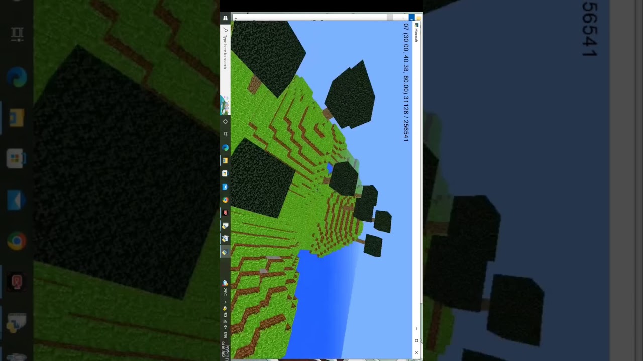 Create Minecraft game in python | python project for beginners #python #shorts #minecraftshorts