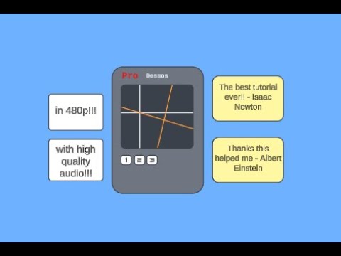 Desmos derivative tutorial