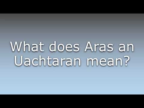 What does Aras an Uachtaran mean?