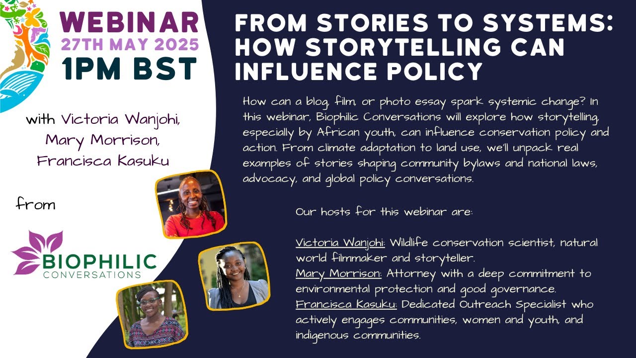 WEBINAR: From Stories To Systems: How Storytelling Can Influence Policy