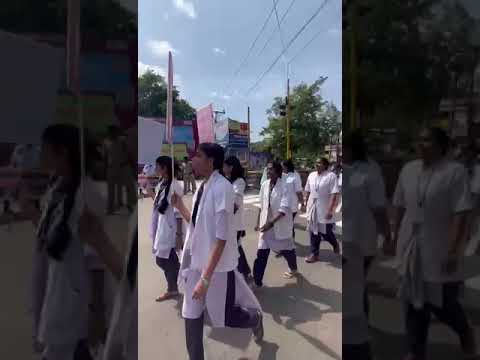Pharmacists Day rally in fire station junction Eluru Sircrrcops