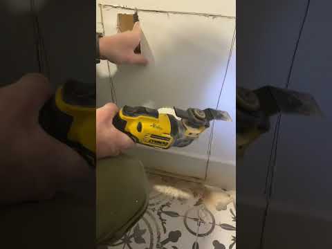 Dryer box installation! Afterwards just hook up your ducting and you are good to go #diy #handyman