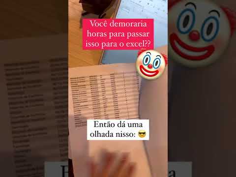 COMO EXTRAIR DADOS DE IMAGENS COM O APLICATIVO EXCEL PARA CELULARES #shorts #excel