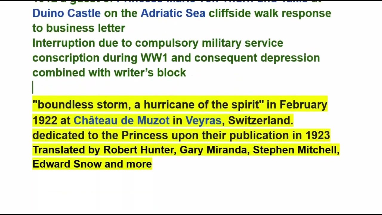 The First Duino Elegy by Rainer Maria Rilke Line by Line Hindi Explanation