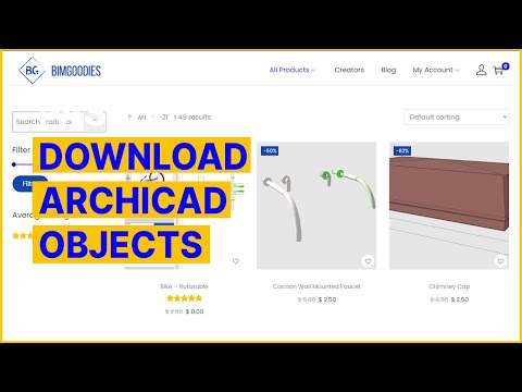 Download ArchiCAD Objects on the BIM Marketplace