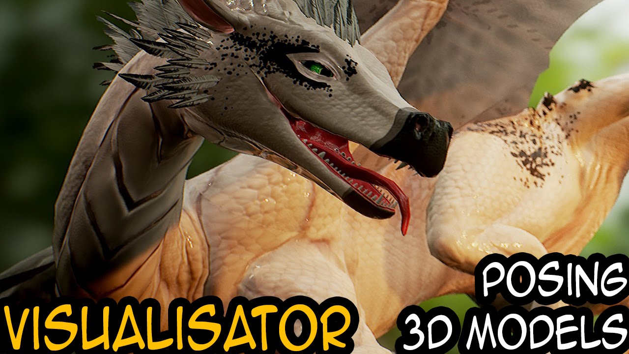 Visualisator, a tool for posing 3d models