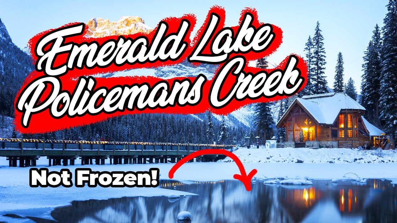 Emerald Lake and Policeman's Creek - The best place for reflections in winter?