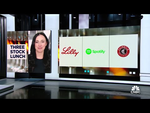 Three-Stock Lunch: Eli Lilly, Spotify and Chipotle