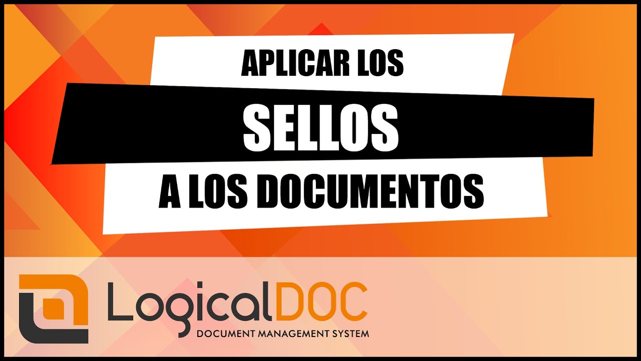 Aplicar los sellos a los documentos