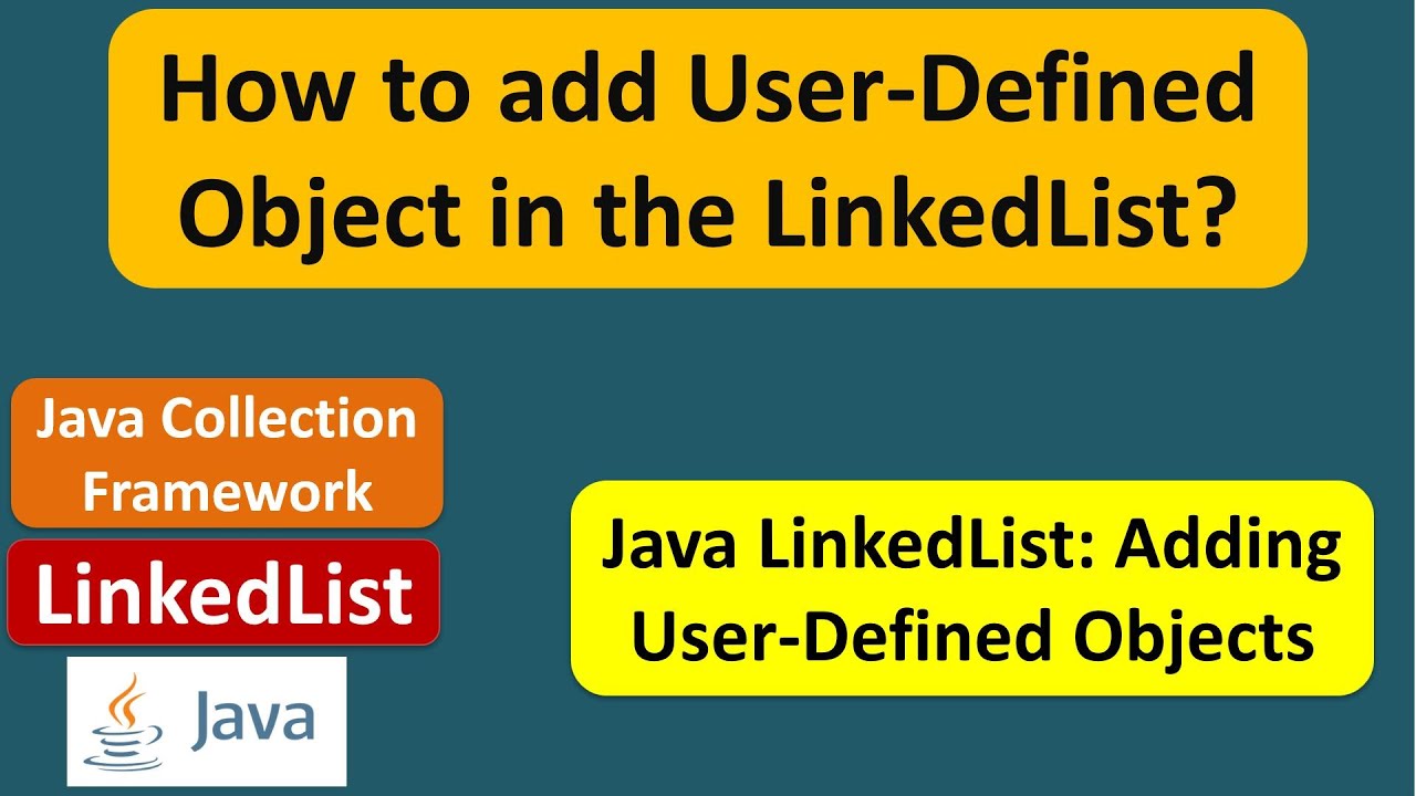 How to add User-Defined Object in the LinkedList? | Java Collection Framework