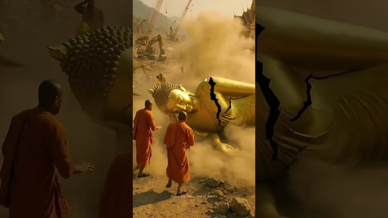 When the Sacred Buddha Statue Cracked #Buddhism #Buddha #Meditation #Spirituality #불교