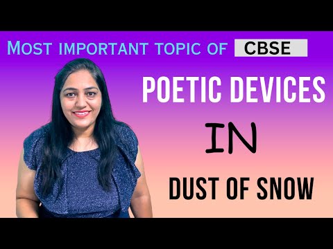5 Poetic devices in Dust of Snow ЁЯФе| #english #poeticdevices #dustofsnow