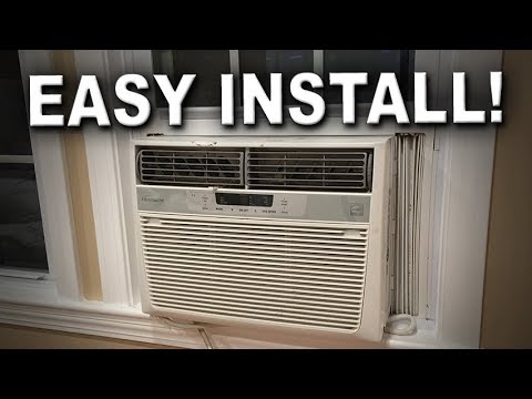 How to Install ANY Window AC Air Conditioner Unit