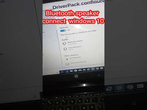 how to connect bluetooth speaker to laptop windows 10 ?? #shorts  #bluetooth #laptop #desktop #pc