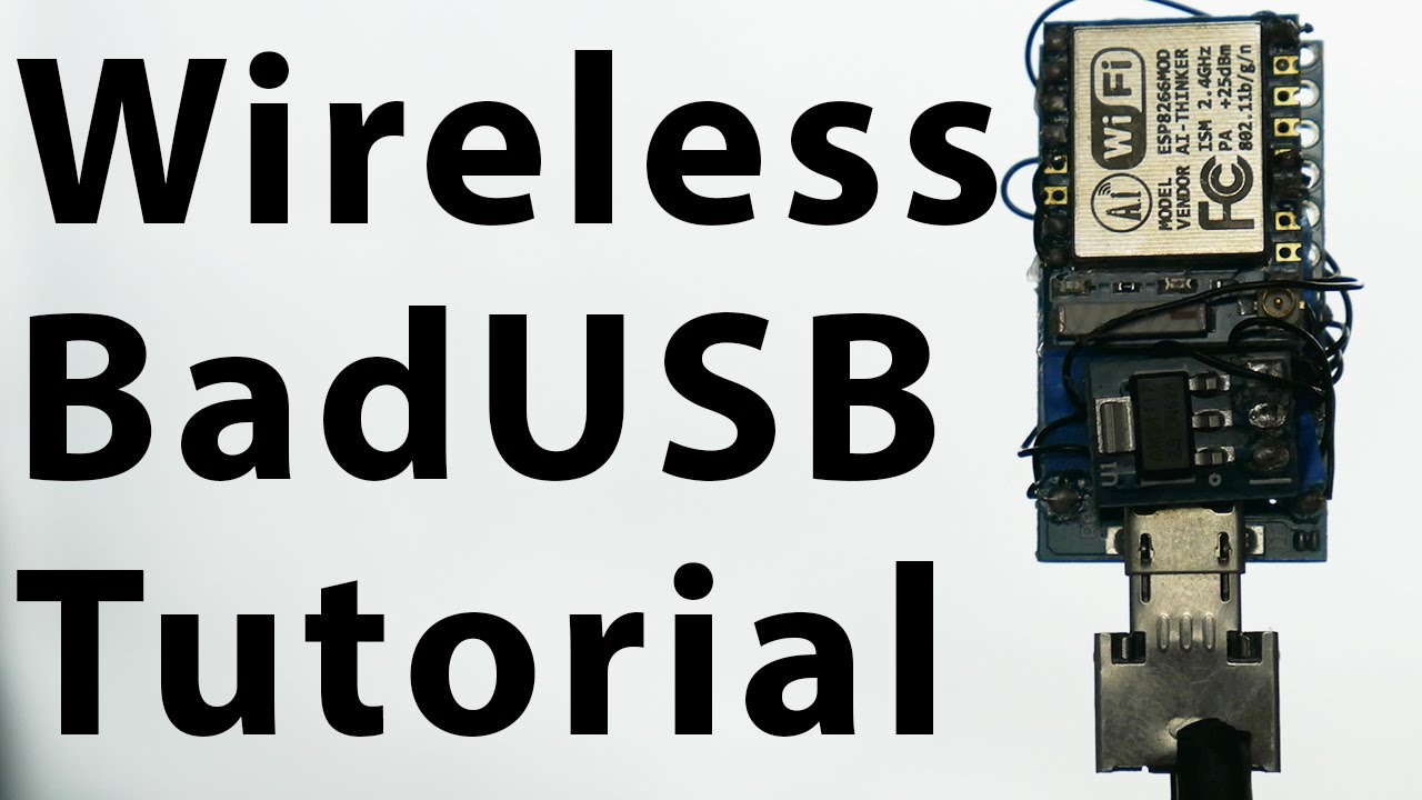 Wireless BadUSB Tutorial | esp8266
