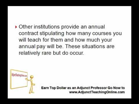 Definition of an Adjunct Professor