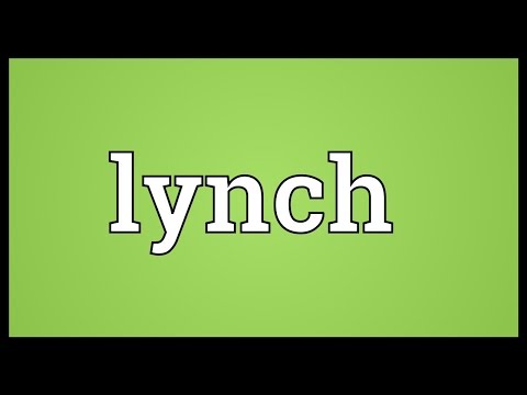 Lynch Meaning