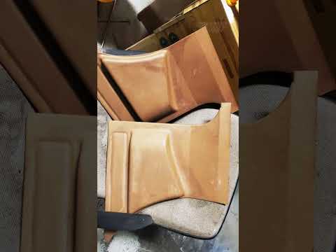 Brown 1970 to 1977 AMC Gremlin rear inner door panels. #amc #amcgremlin #vintage #shorts #montana