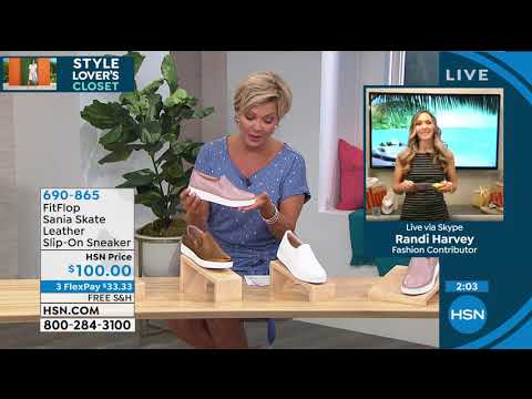 FitFlop Sania Skate Leather SlipOn Sneaker