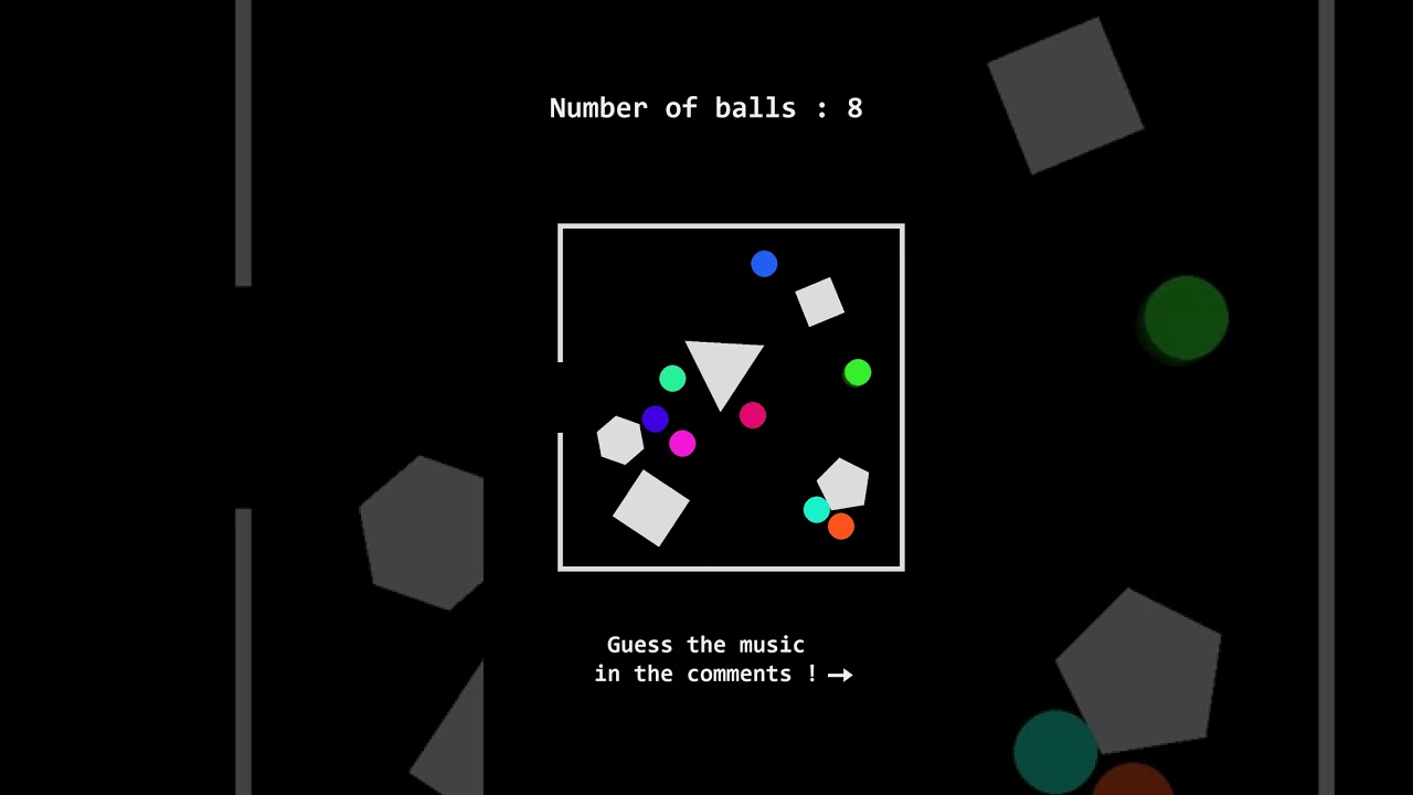 Bouncing Ball Mystery Melodies N°1955 #shorts