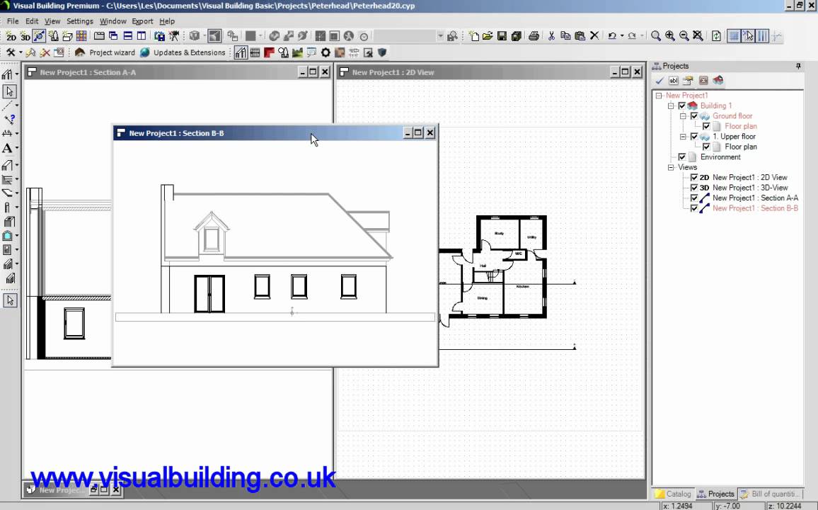 Visual Building Tutorial: Elevation Views