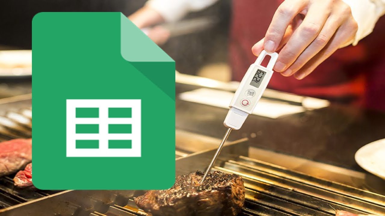 Food Temperature record log in Google Spreadsheet