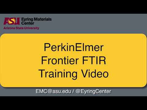 PerkinElmer Frontier FTIR training video