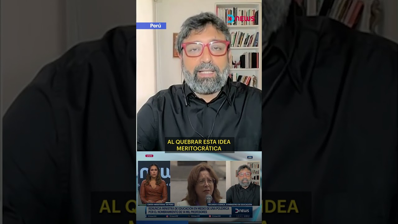 ❗️🇵🇪 Renunció la Ministra de educación de Perú tras el nombramiento de 14 mil profesores
