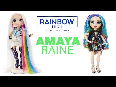 RAINBOW HIGH SERIES 2 AMAYA RAINE COMPARISON WITH SERIES 1