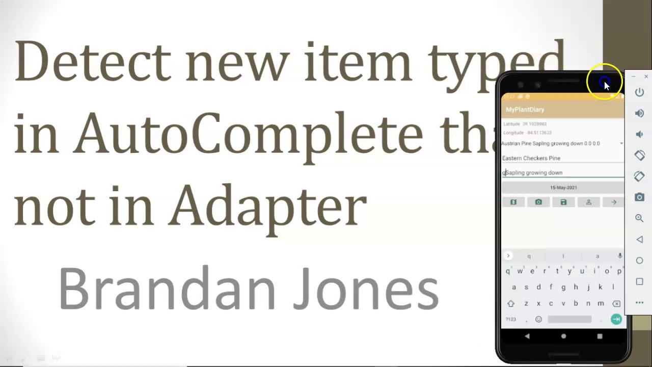 Detect a New Item in AutoCompleteTextView in Android Kotlin