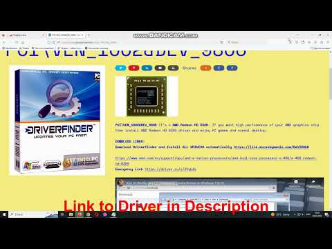 PCI\VEN_1002&DEV_9806 Drivers // AMD Radeon HD 6320 driver download and install manual