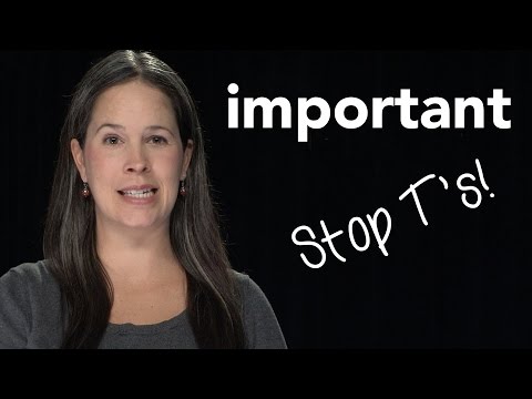 How to Pronounce IMPORTANT - American English