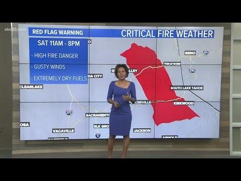 Critical Fire Weather: Red flag warning in effect Saturday morning and night