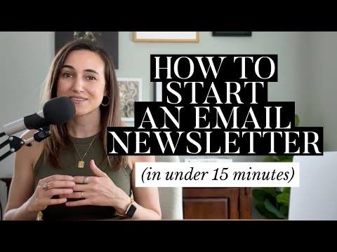How to Start an Email Newsletter 2025 π¬ (in under 15 minutes)