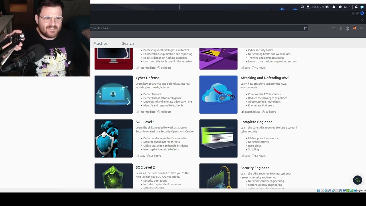TryHackMe - Pre Security: Intro to Cyber Security: Offensive Security #1