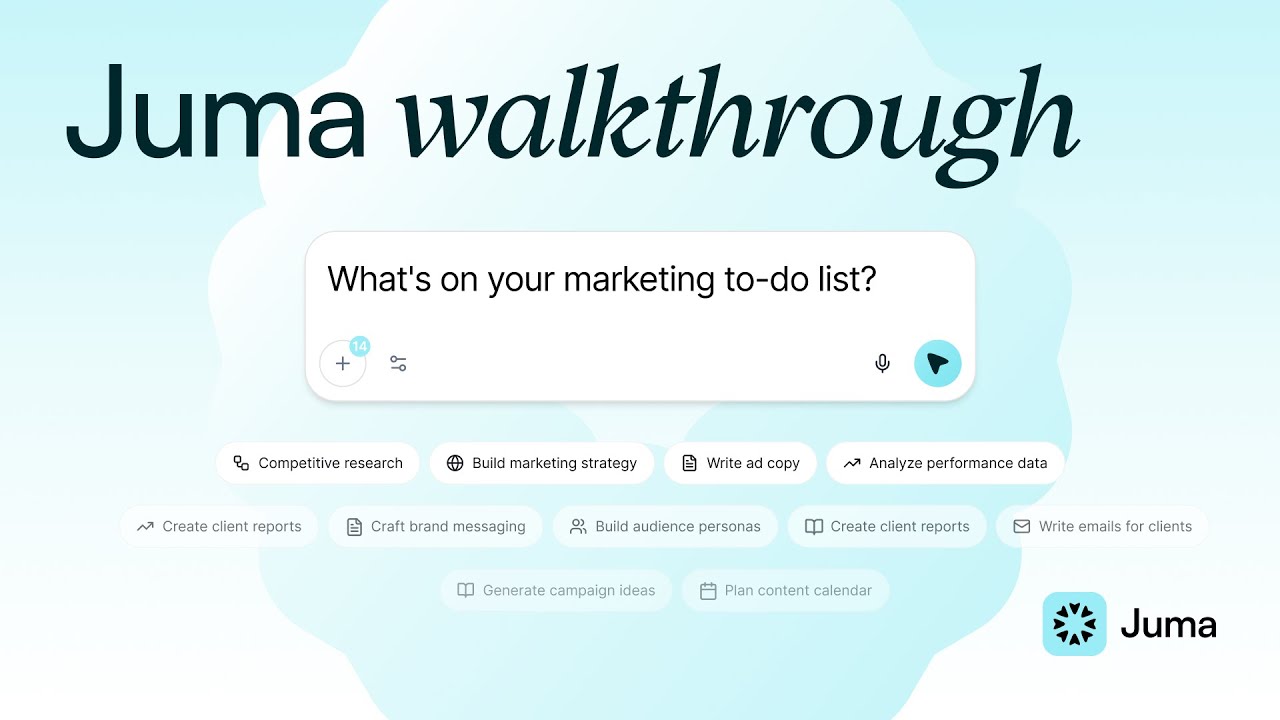 Juma walkthrough: 3-minute product demo