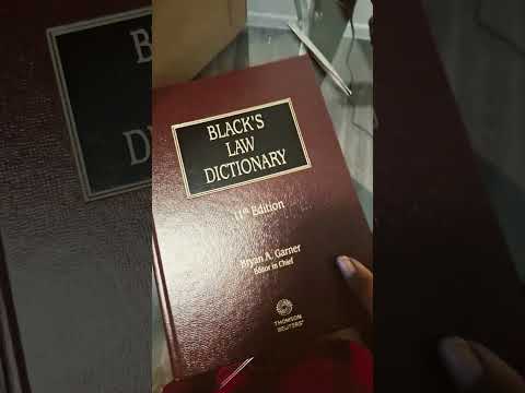 Black's law dictionary!?