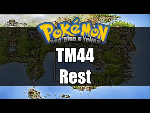 Pokemon Red/Blue/Yellow - Where to get TM44 Rest