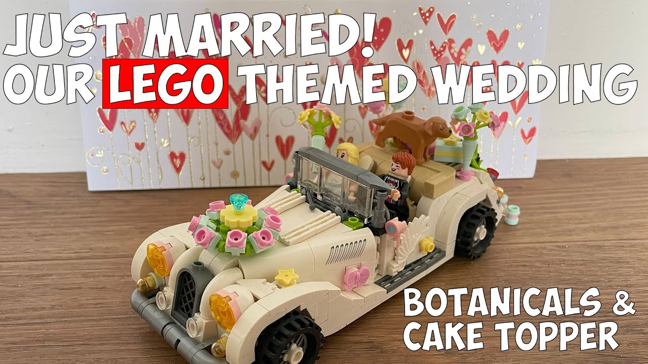 💍 We Had a LEGO Wedding! 🌸🍰 | Botanical Sets, Brick Cake Topper