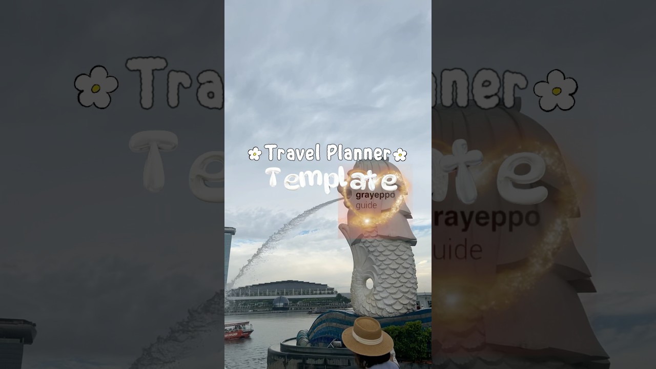 Travel Planner Template📝✈️