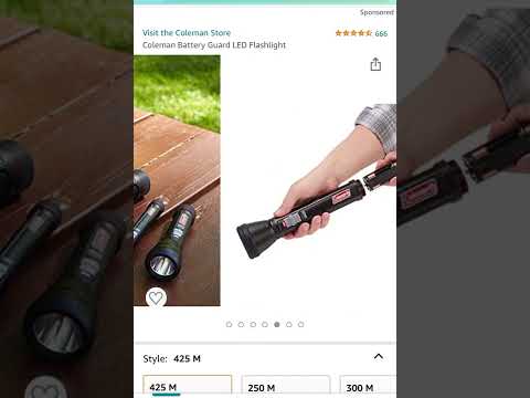 57 % off Coleman Battery Guard LED Flashlight