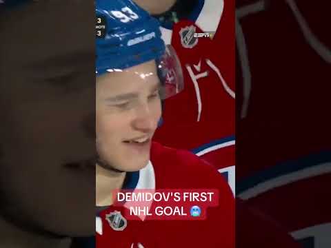 IVAN DEMIDOV SCORES FIRST GOAL IN HIS NHL DEBUT 🤯