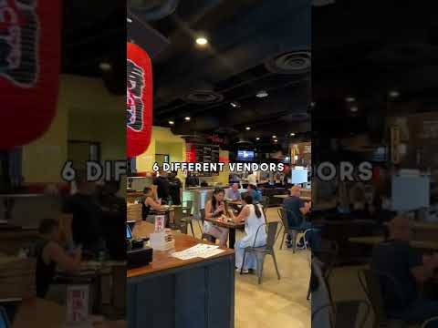 Asian food hall in Miami #foodie #southflorida #miami